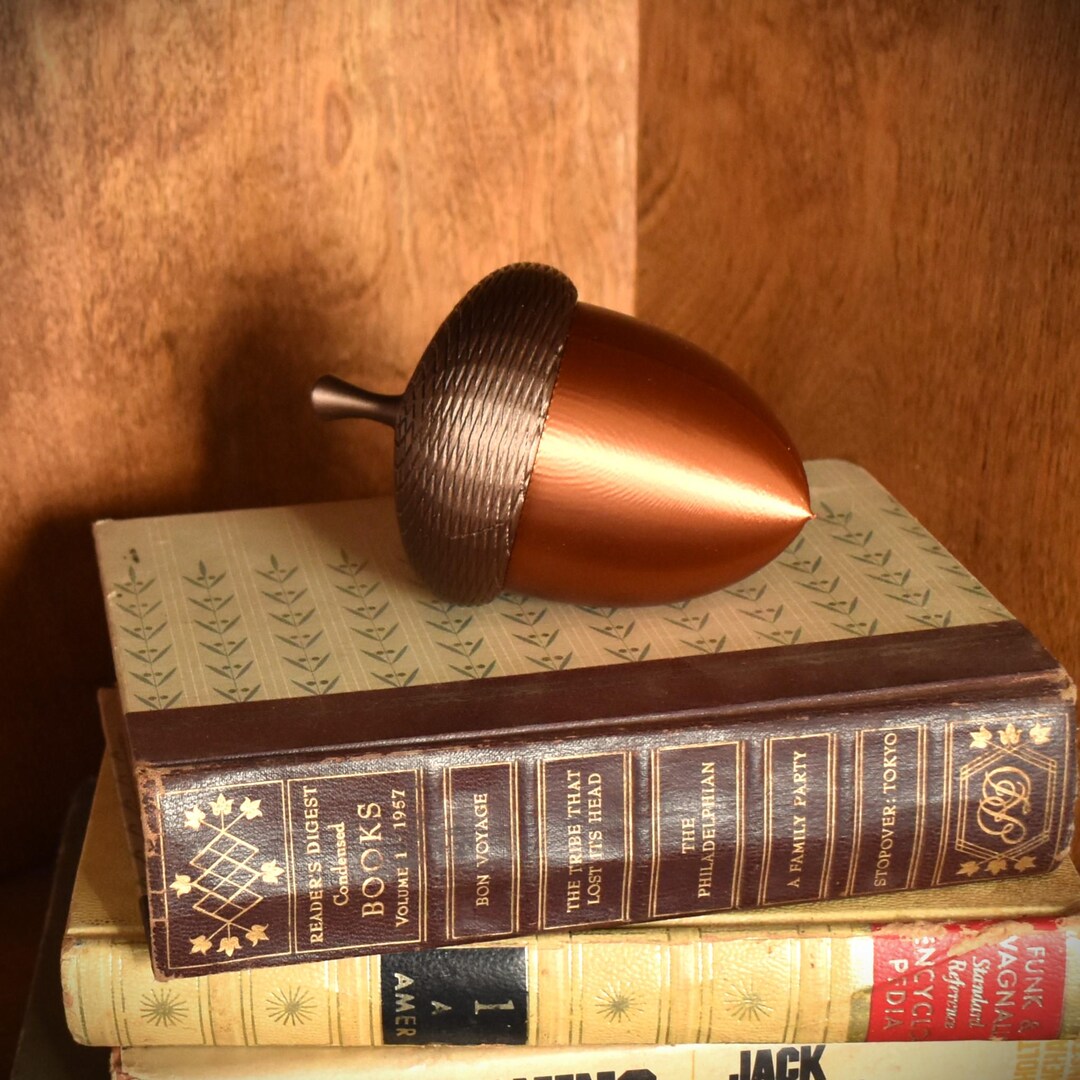 Acorn Storage Container | Nature Box | 3D Threaded Storage | Cottage ...