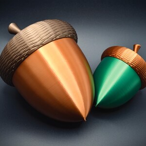 Large Acorn Storage Container: Cottagecore Nature Cache Box - Etsy
