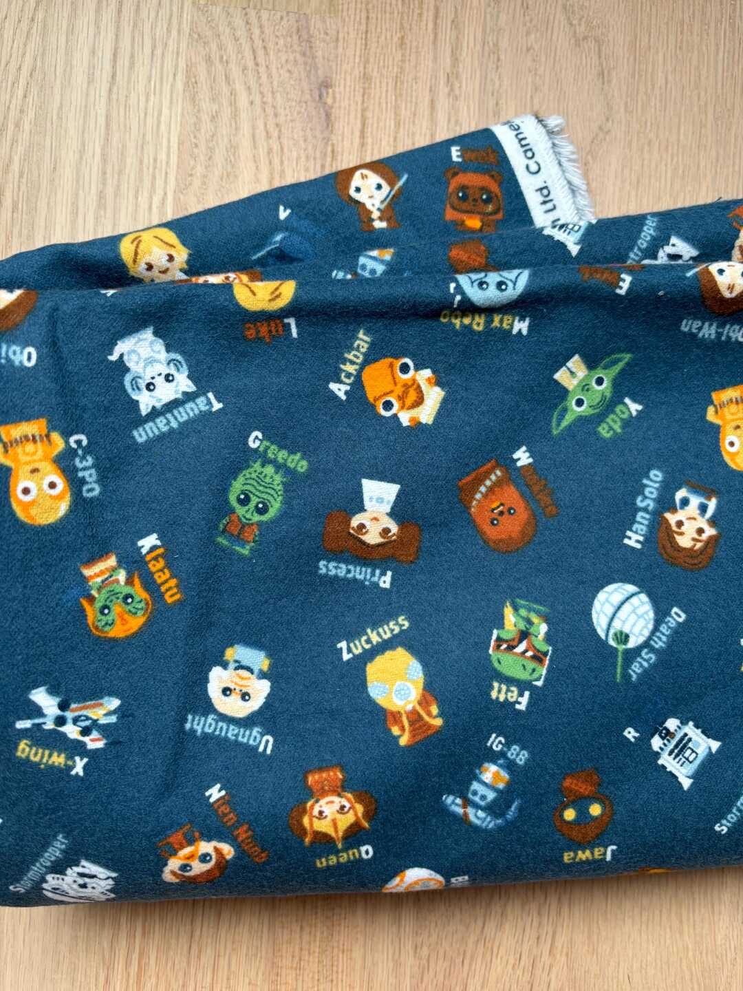 Camelot Star Wars Flannel Fabric - Etsy