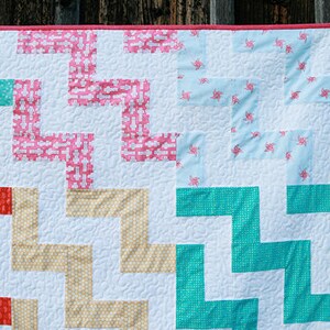 Modern Quilt Pattern - up a Notch - PDF - Etsy