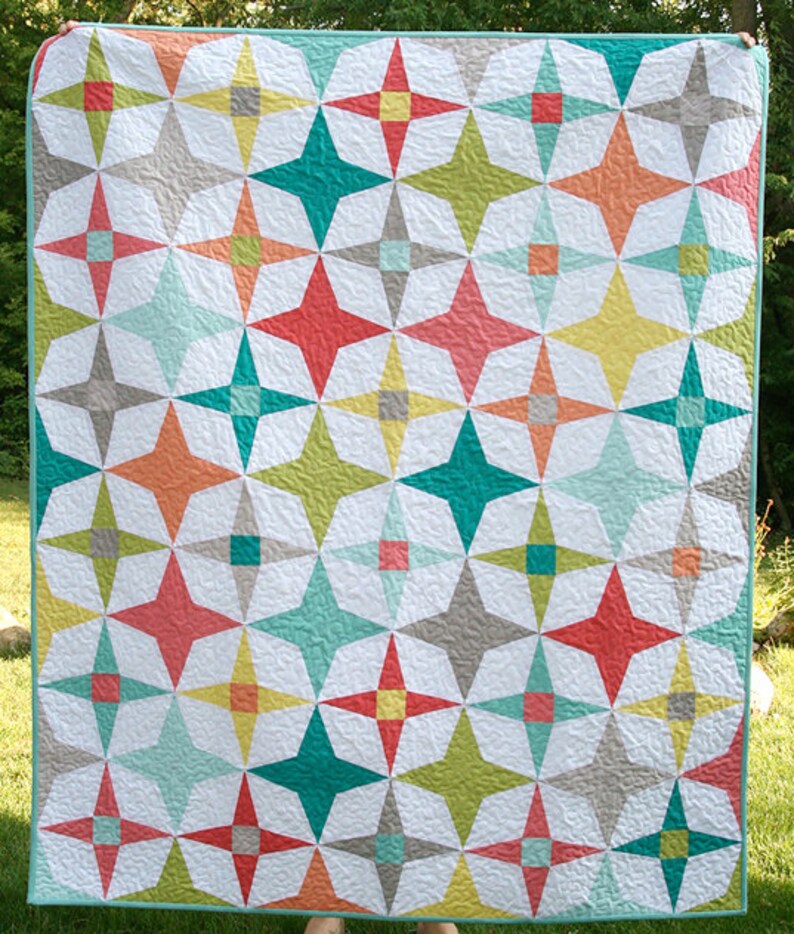 Modern Quilt Pattern - Twilight - PDF - Etsy