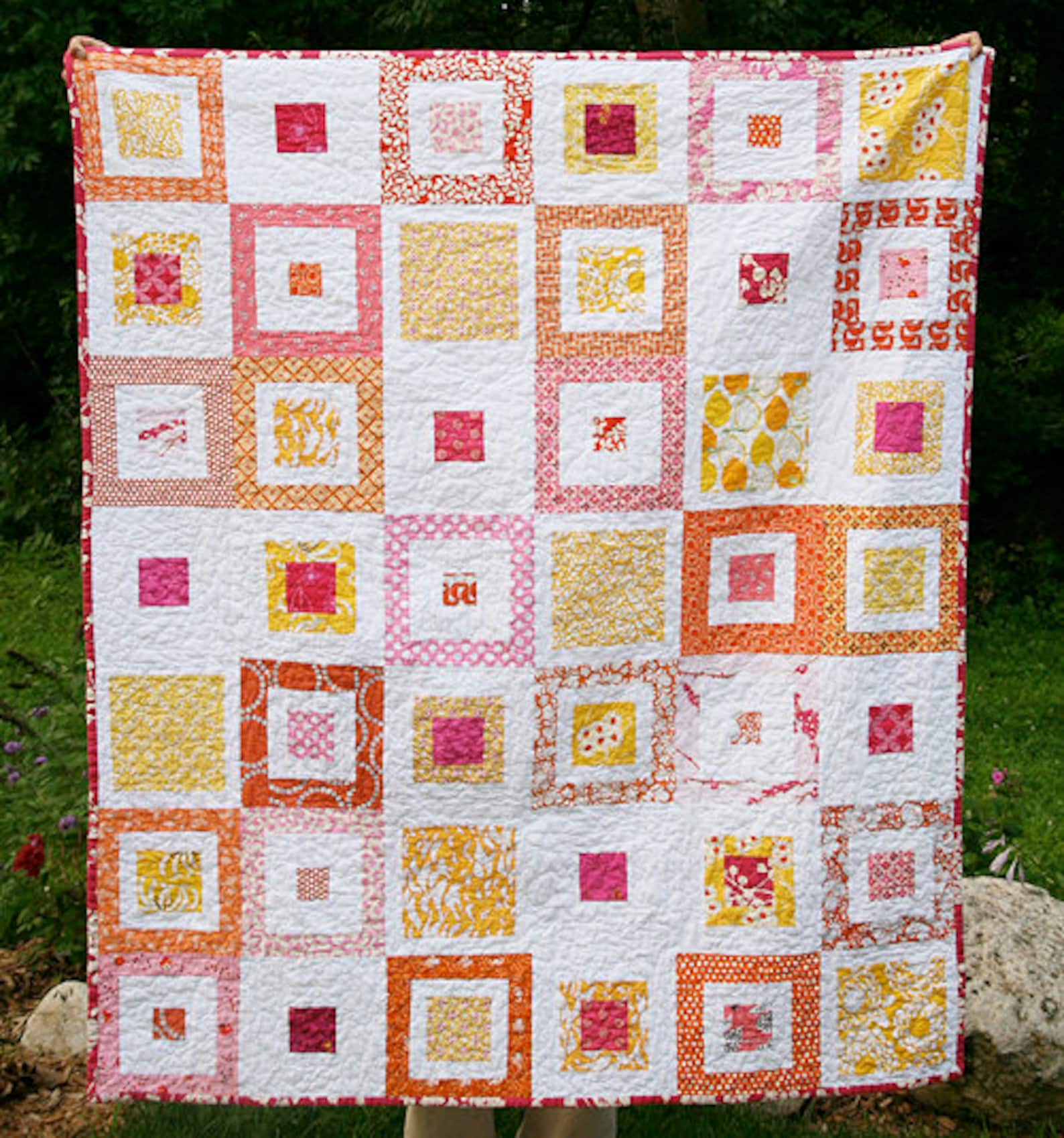 Modern Quilt Pattern - Lemon Squares - PDF - Etsy