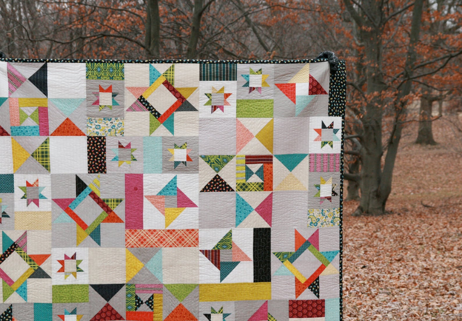 Modern Quilt Pattern - Starfall - PDF - Etsy