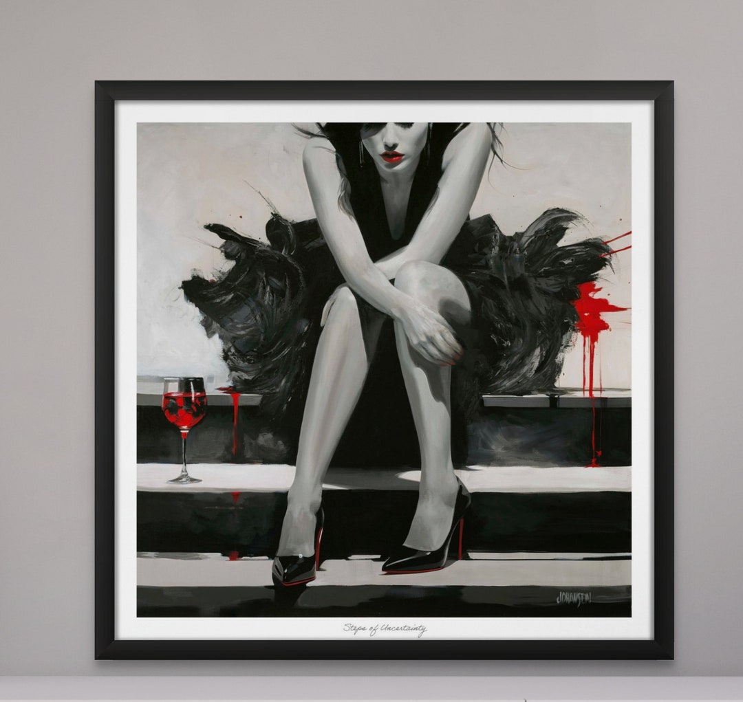 Steps of Uncertainty Digital Download Glamour Fashion Inspired Art ...