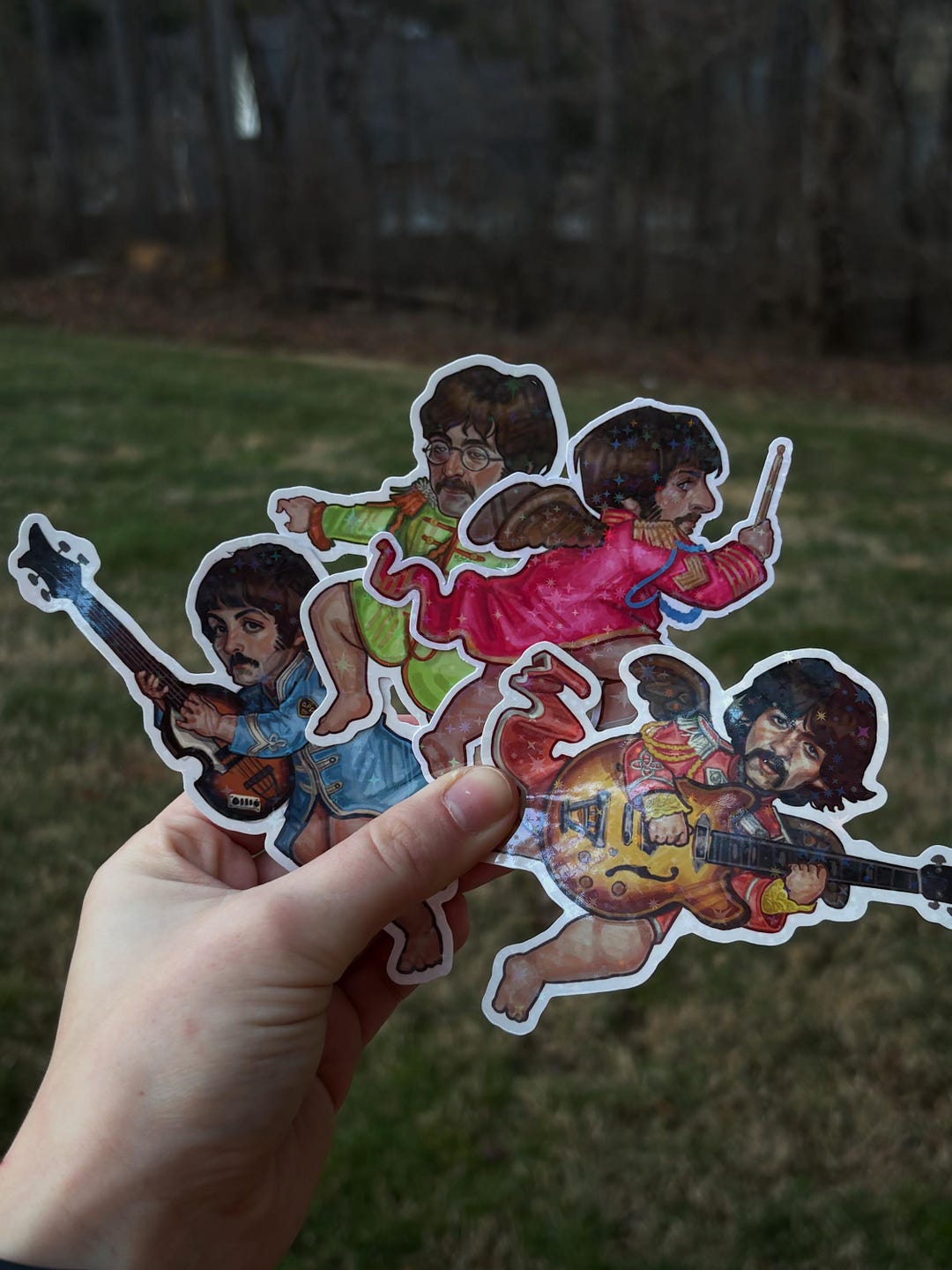 Sgt Pepper Cherub Stickers | Paul Mccartney, John Lennon, George ...