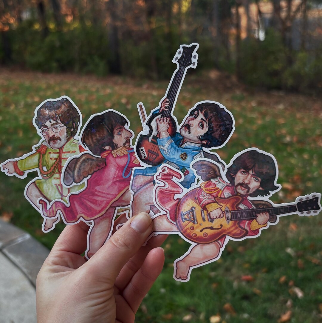 Sgt Pepper Cherub Stickers | Paul Mccartney, John Lennon, George ...