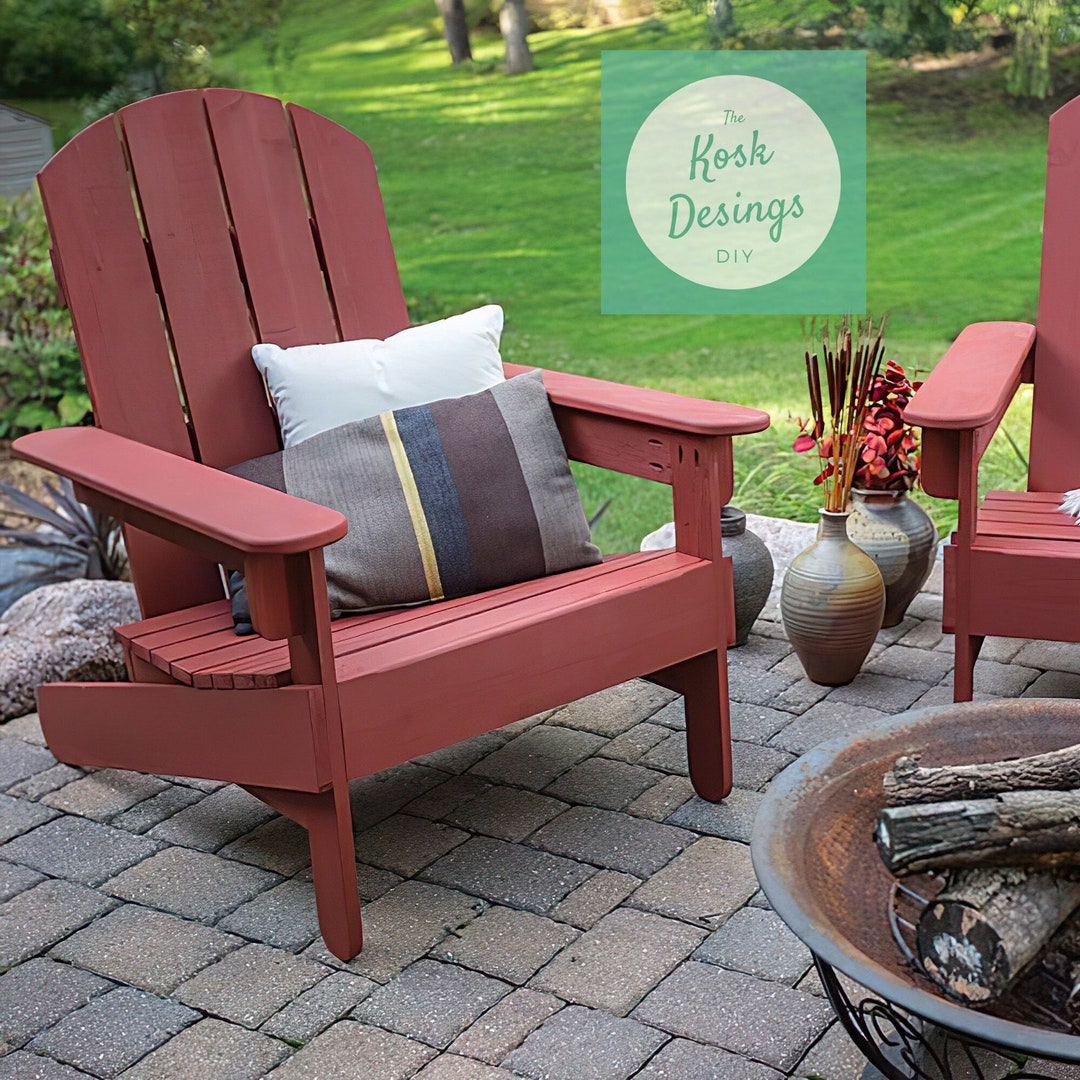 DIY Outdoor Chair Plans, Garden Chair Plans, Outdoor Furniture, PDF ...