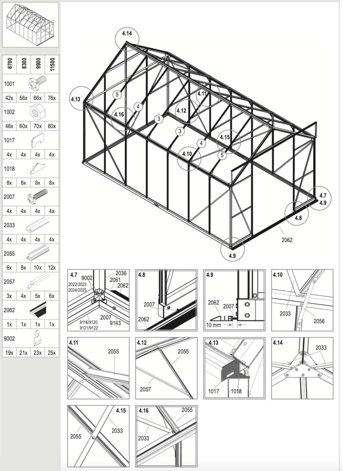 PDF Download, DIY Greenhouse Plan, Medium Sized DIY Greenhouse Plan ...