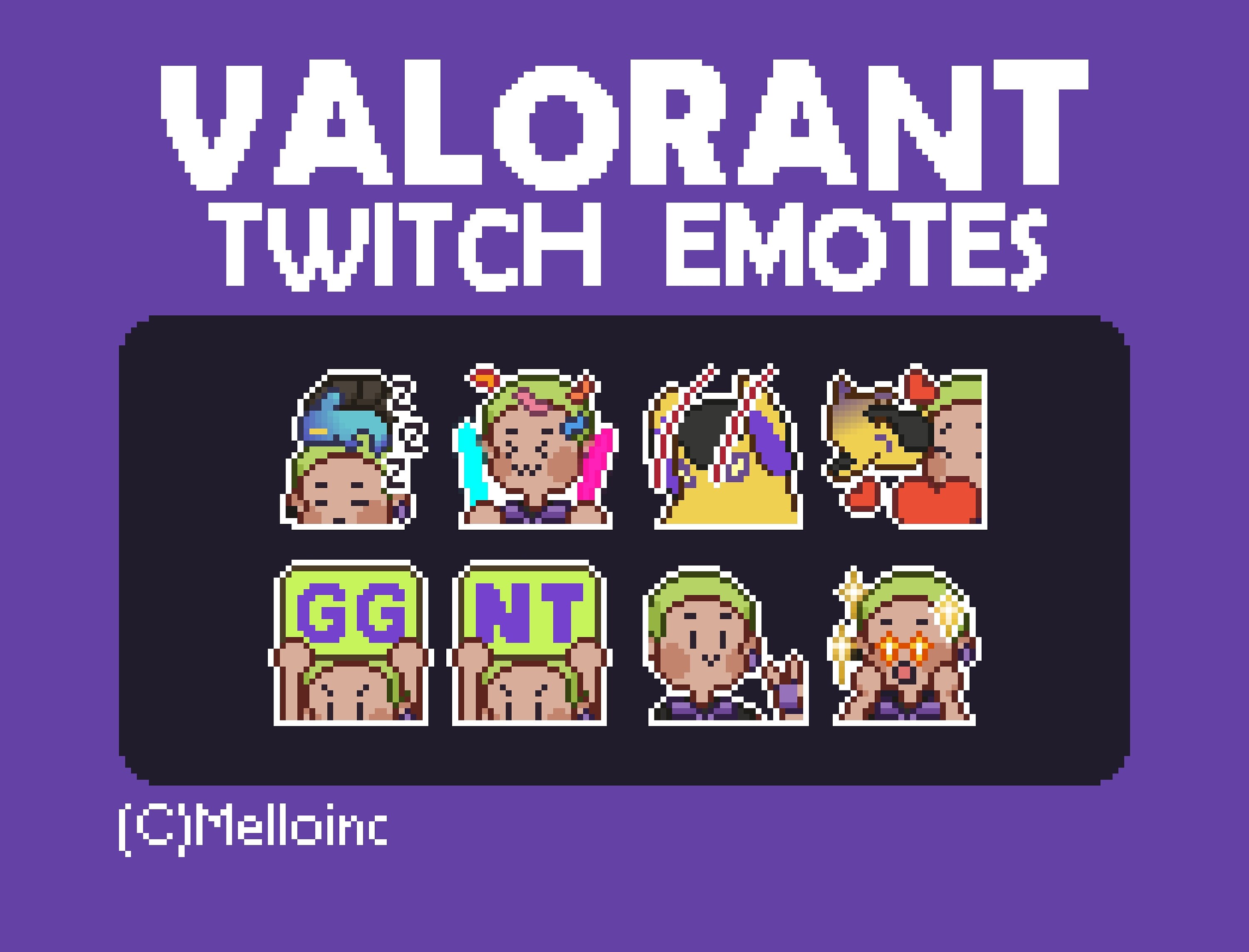 Valorant Gekko Pixel Emotes - Twitch Emotes / Discord Emotes / Twitch ...
