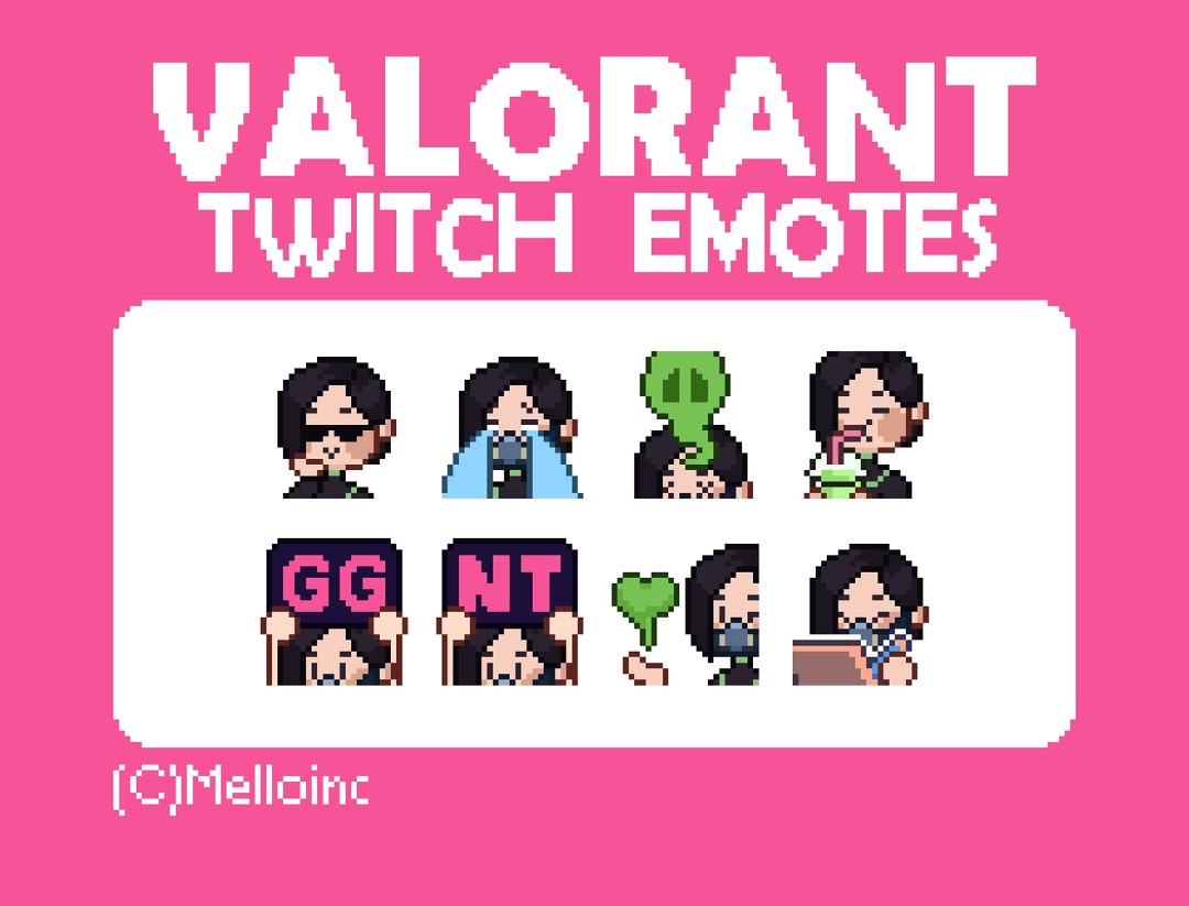 Valorant Viper Pixel Emotes - Twitch Emotes / Discord Emotes / Twitch ...