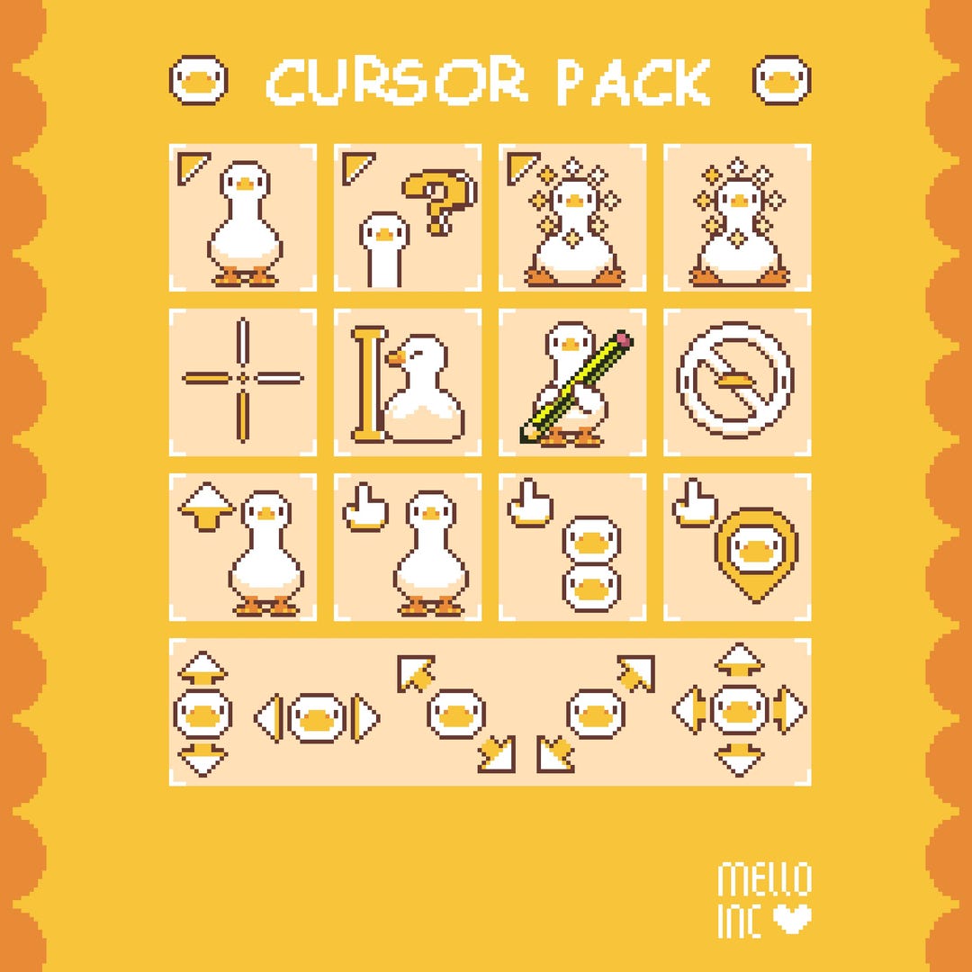 Animated Cursor | Goose - Etsy