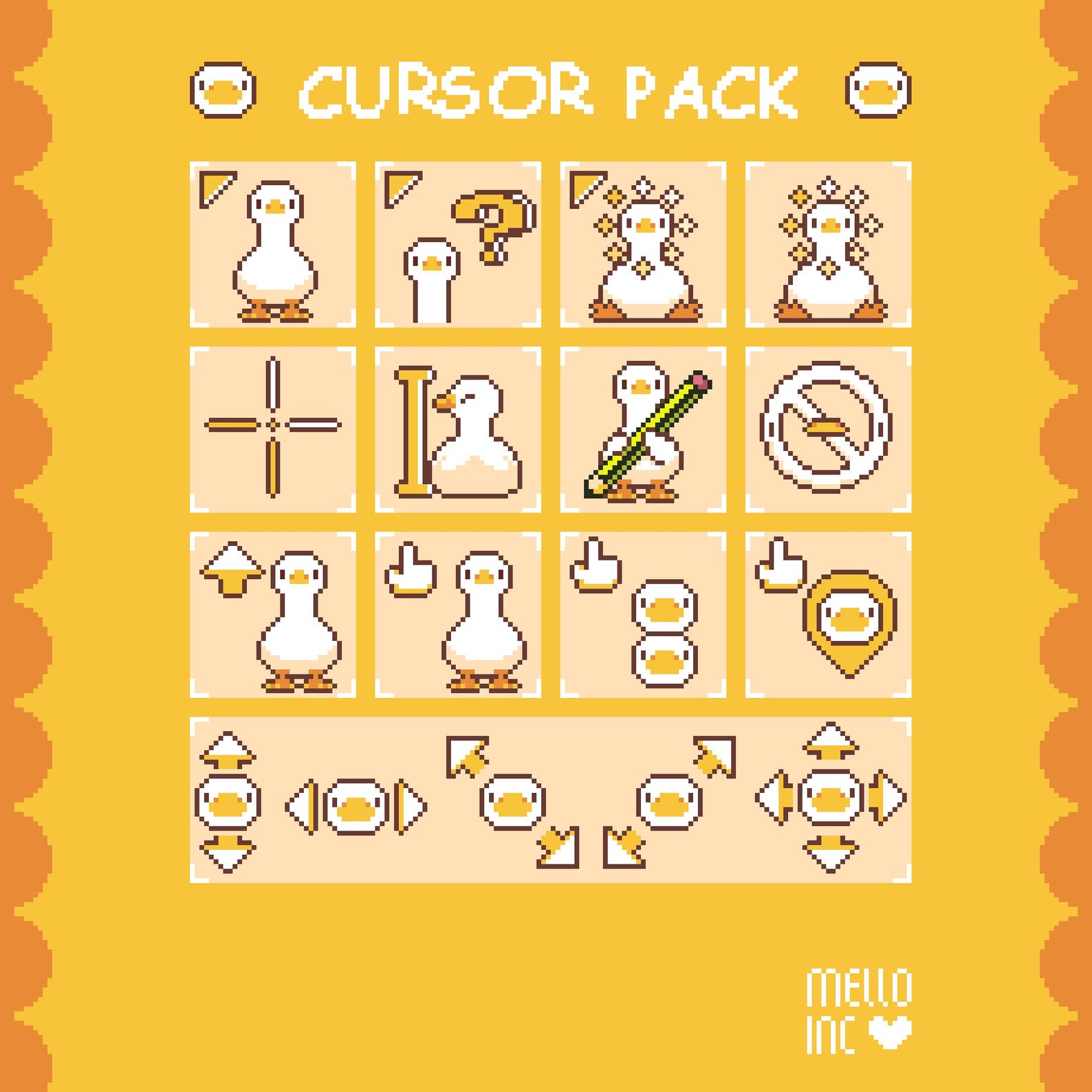 Animated Cursor | Goose - Etsy