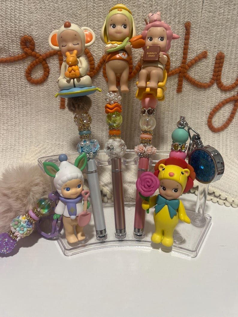 Whimsical Fancy Sonny Angel Beadable Pens and Keychains - Etsy