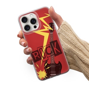 Rock and Roll Phone Case Retro Band Cover for iPhone 15 Pro Max, 14 ...