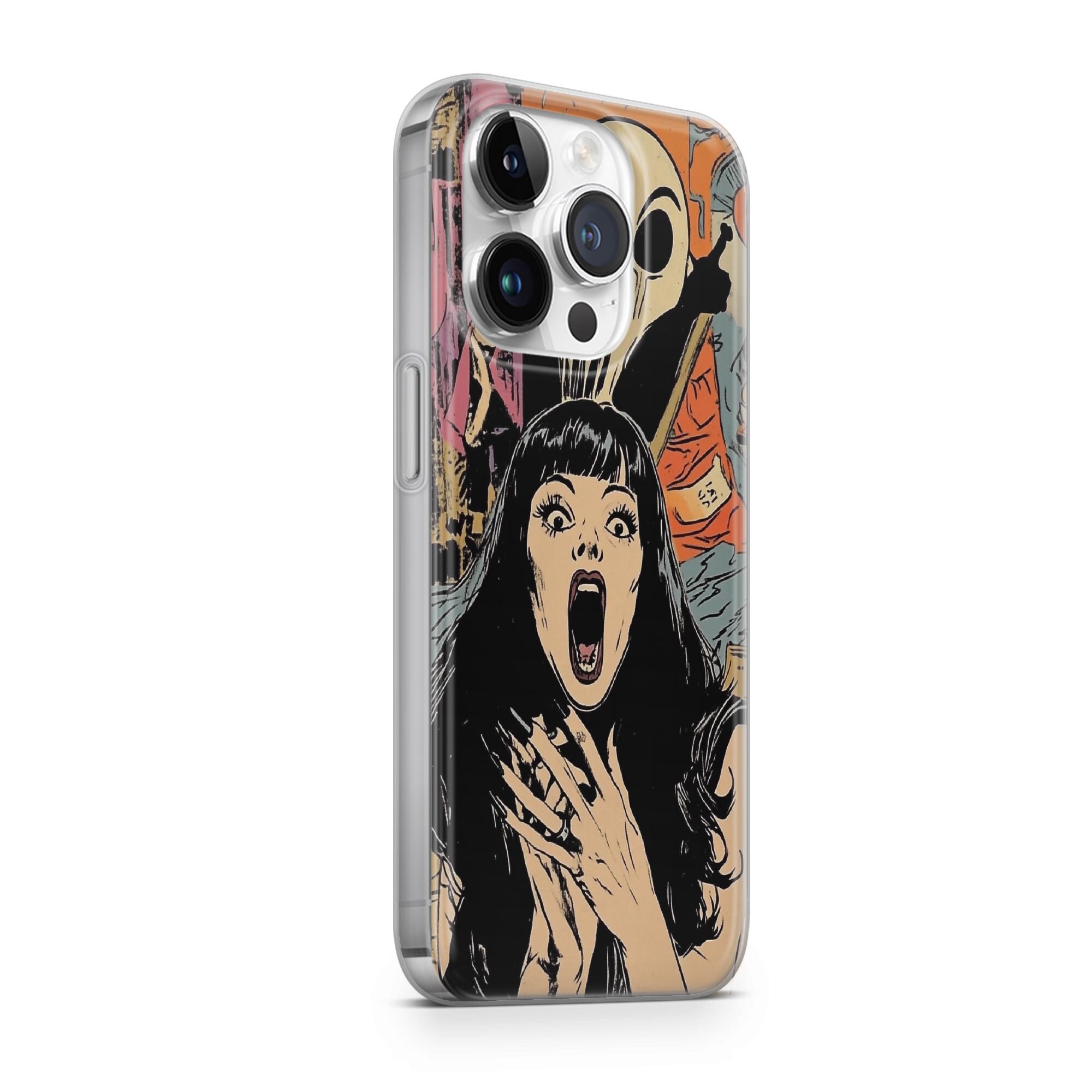 Halloween Spooky Scream Phone Case Horror Movie Comics Cover for iPhone ...