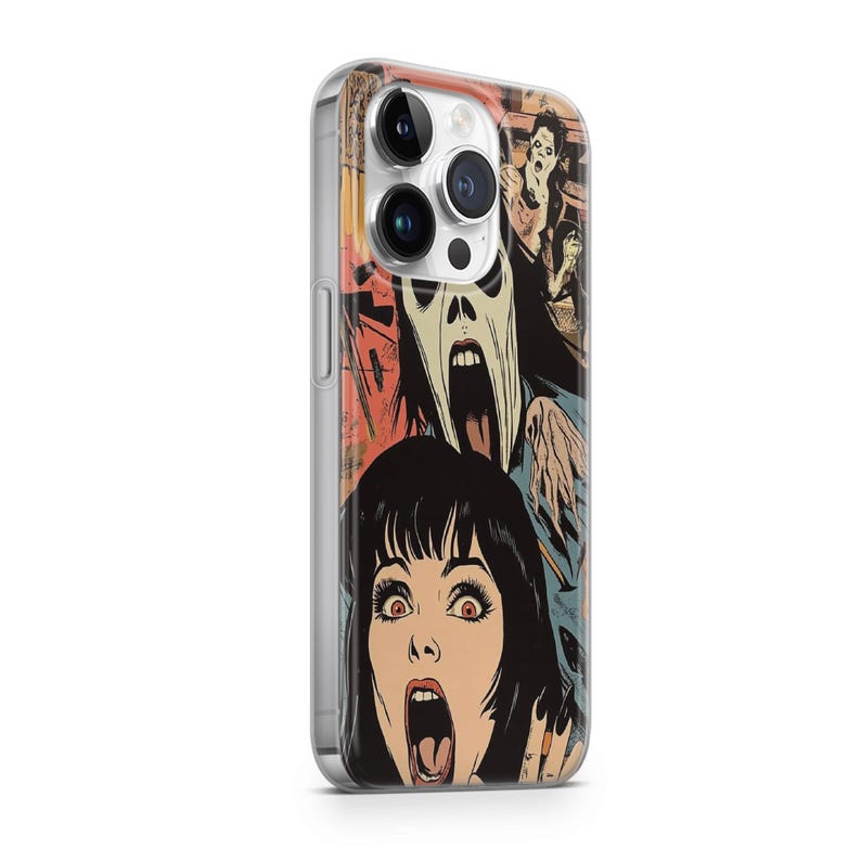 Halloween Spooky Scream Phone Case Horror Movie Comics Cover for iPhone ...