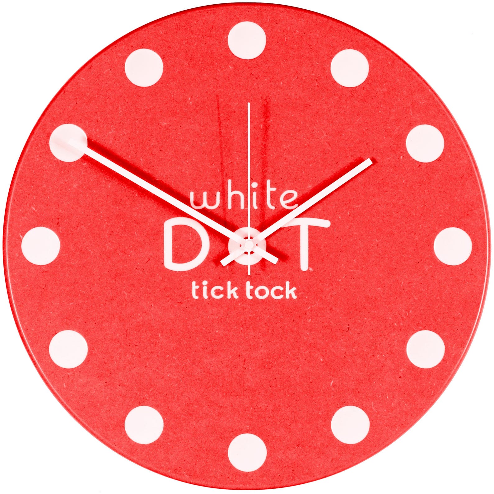 Handmade Clock. White Dot Clock, Spotted Clock, Polka Dot Clock ...