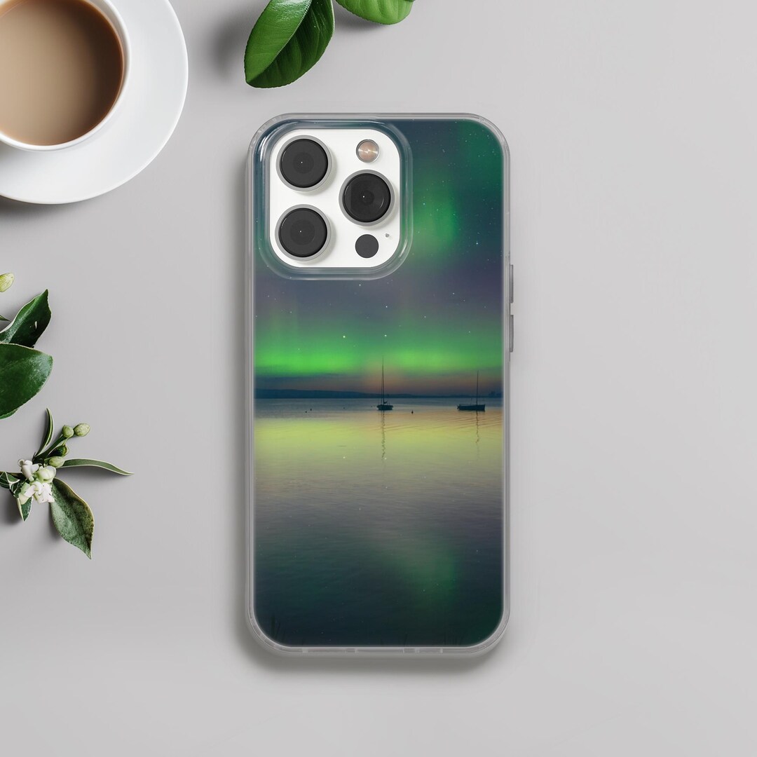 Northern Lights Phone Case, Night Sky Phone Cover for iPhone 15 Pro Max ...