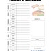 Editable Meal Planner Calorie Tracker Habit Tracker Digital Meal Food ...