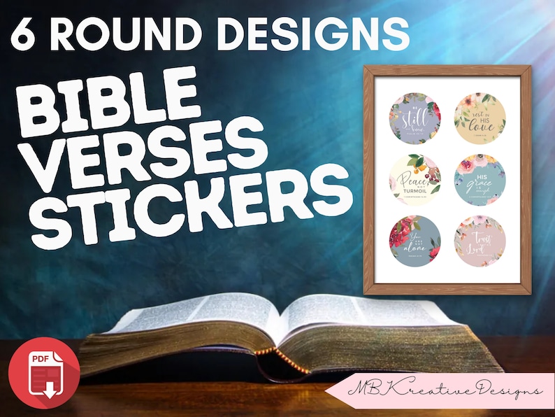 Printable Bible Verses Circle Images - Etsy