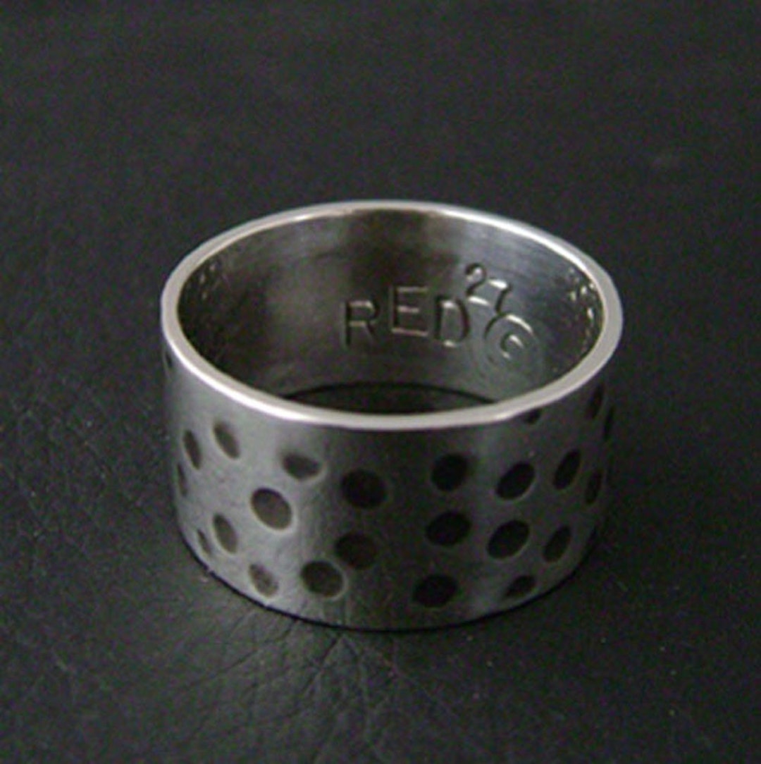 Red27 Sterling Silver Polka Dot Ring Ready to Ship Size 8 - Etsy Australia