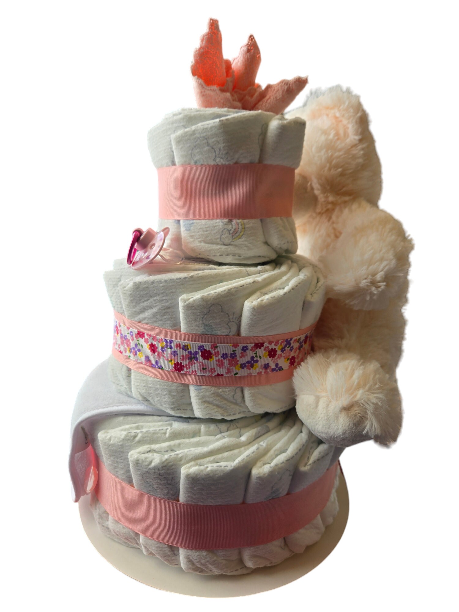 Diaper Cake Gift Set Girl, Baby Shower Gift, Diaper Party, Baby Gift ...