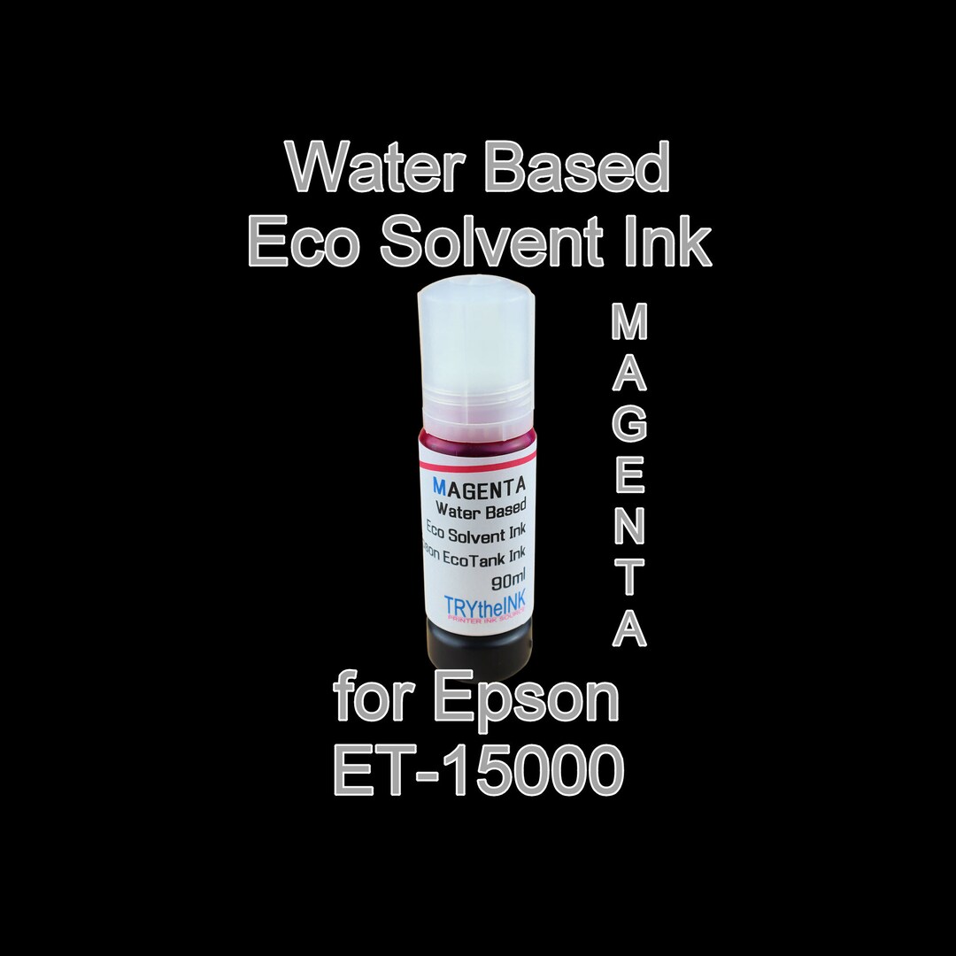 Magenta Water Based Eco Solvent Ink 90ml Bottle for Epson ET-15000 ...