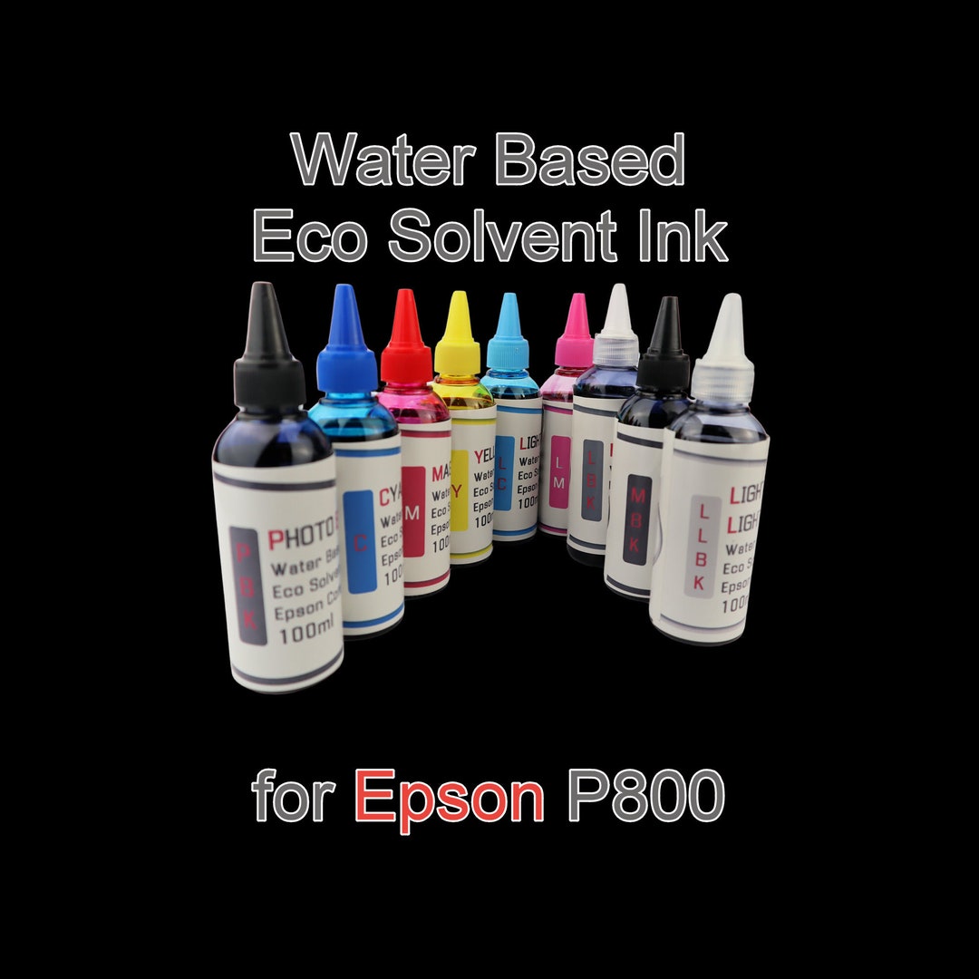 Water Based Eco Solvent Ink 100ml Bottles for Epson P800 Printer - Etsy