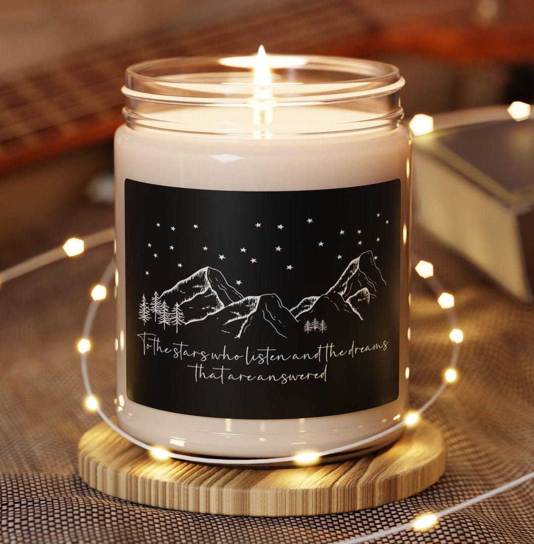 City of Starlight Candle, Bookish Candle, Fantasy Lovers Gift, Rhysand ...