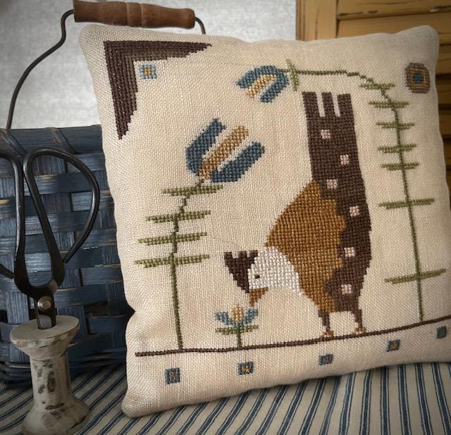 Henrietta Funky Chicken Cross Stitch Paper Pattern - Etsy