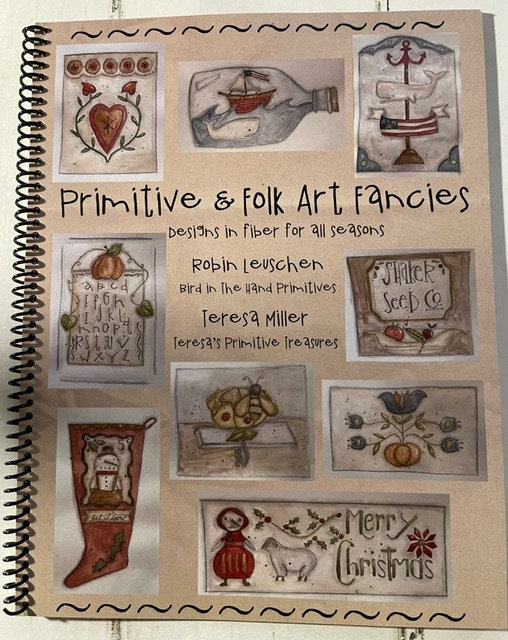 Primitive and Folk Art Fancies Book - Etsy