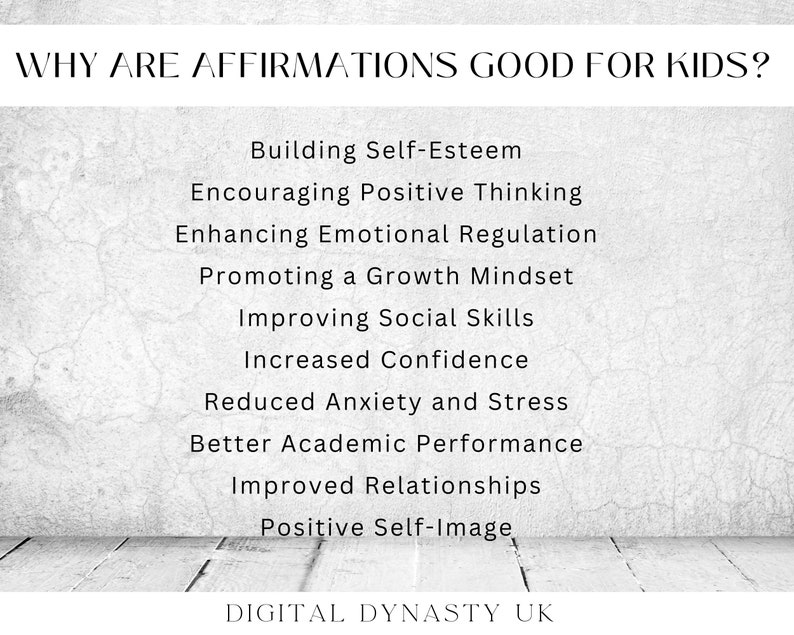 Printable Affirmation Cards for Kids Feel Good Flashcards Instant ...