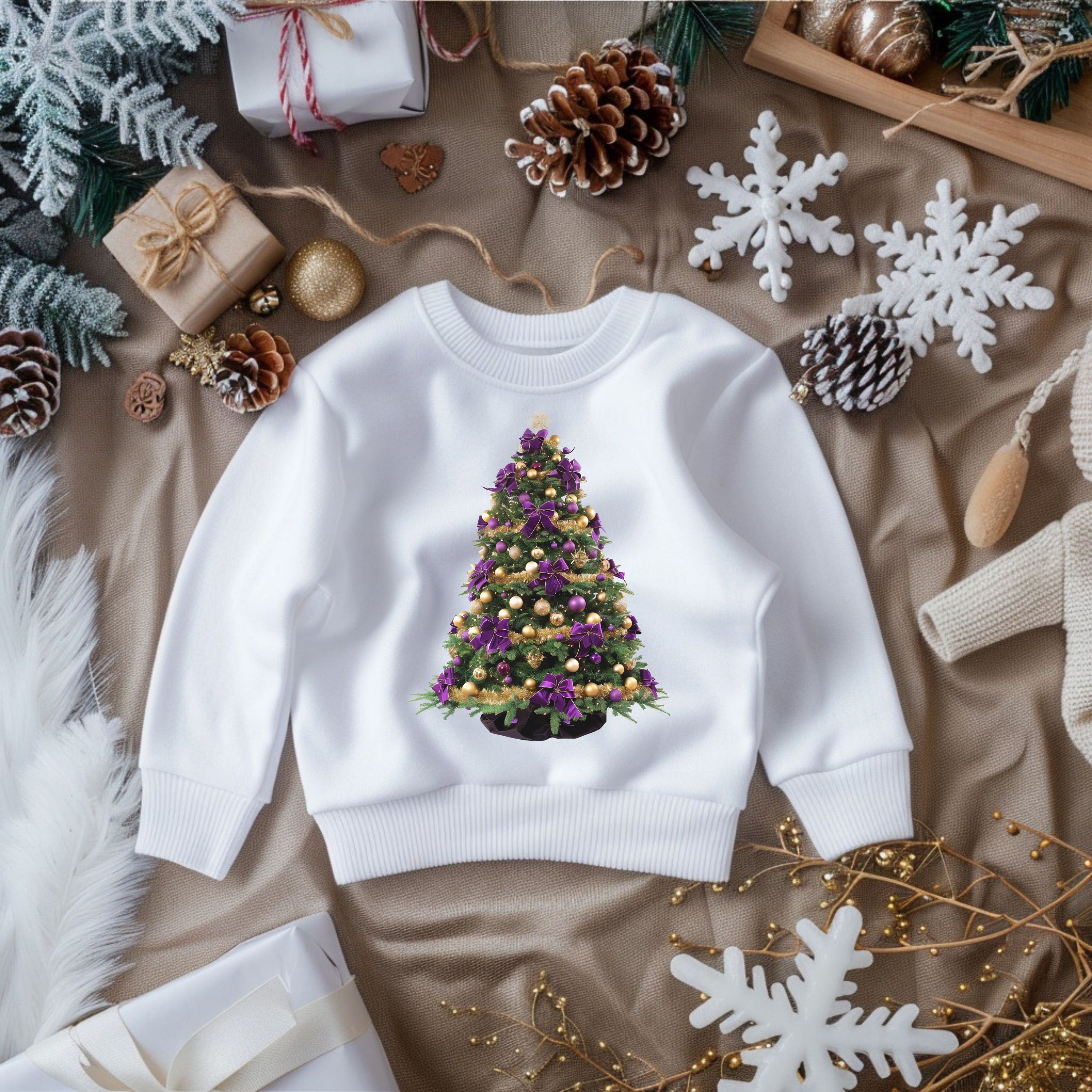 Realistic Christmas Trees Clipart - Decorated Holiday Trees, Festive ...