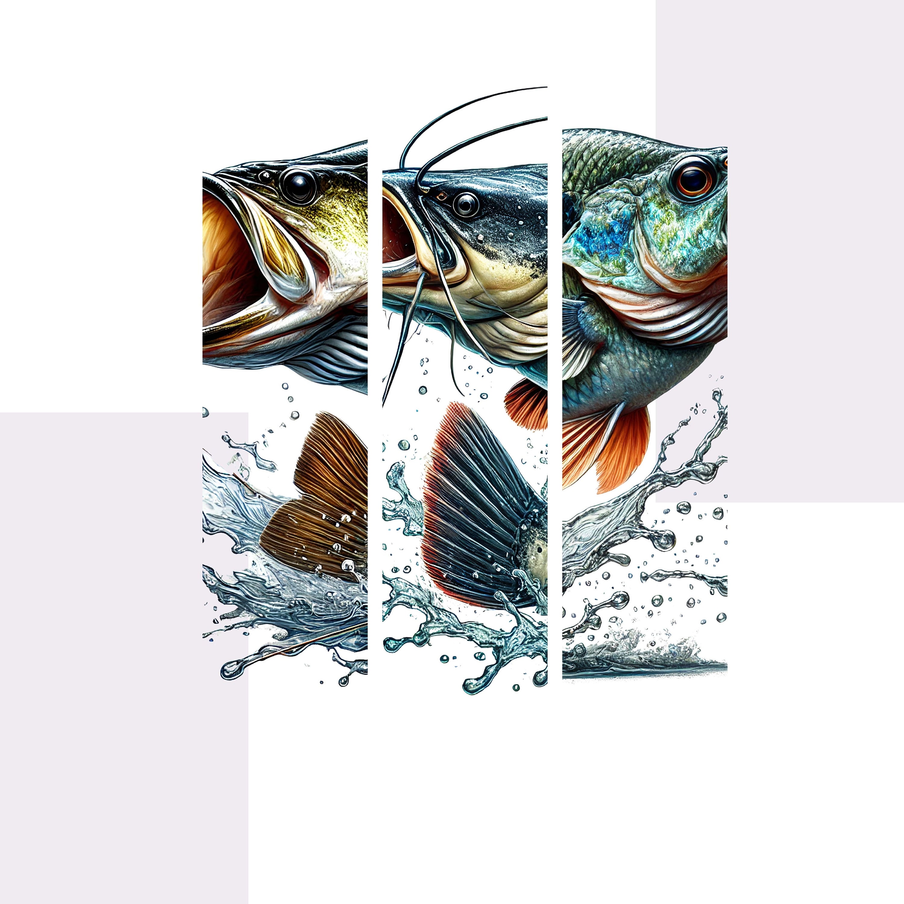 Popular Freshwater Game Fish Clip Art Collection | 20 High-quality ...