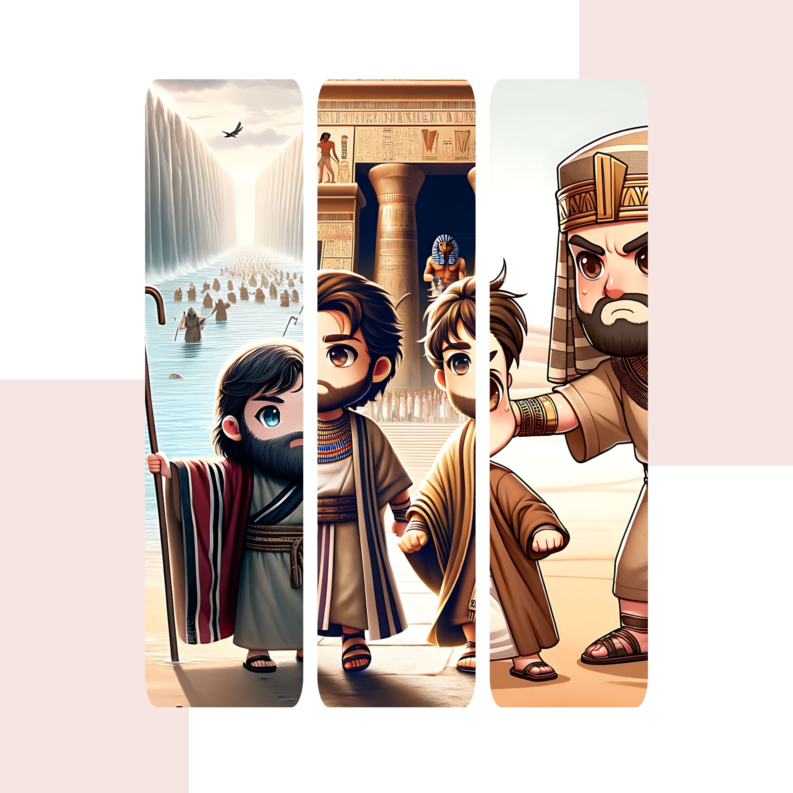 The Story of Moses - Complete Children's Book Kit: Illustrations and ...