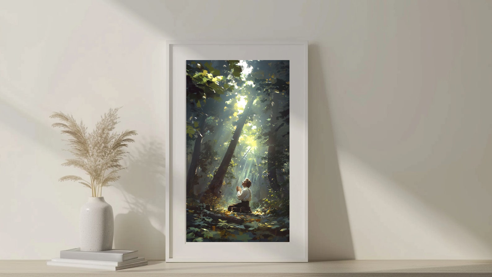Sacred Grove LDS Art: Joseph Smith First Vision Painting (digital ...