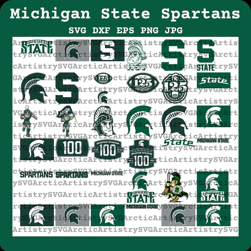 Michigan State University Svg - Etsy