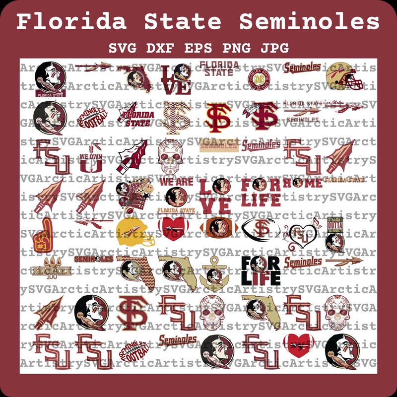 Fsu svg - Etsy