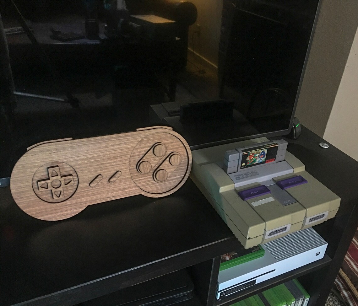 Super Nintendo Controller Wall Art - Etsy