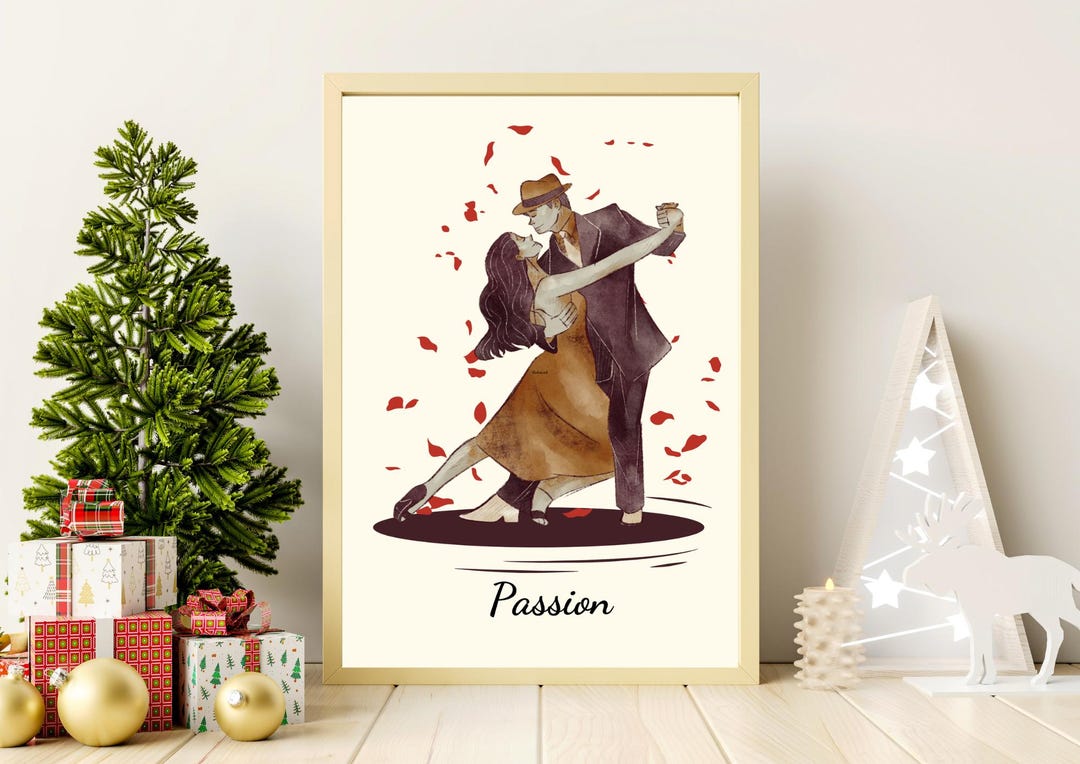 Passion Dance Tango Themed Printable Passion Poster Design Digital ...
