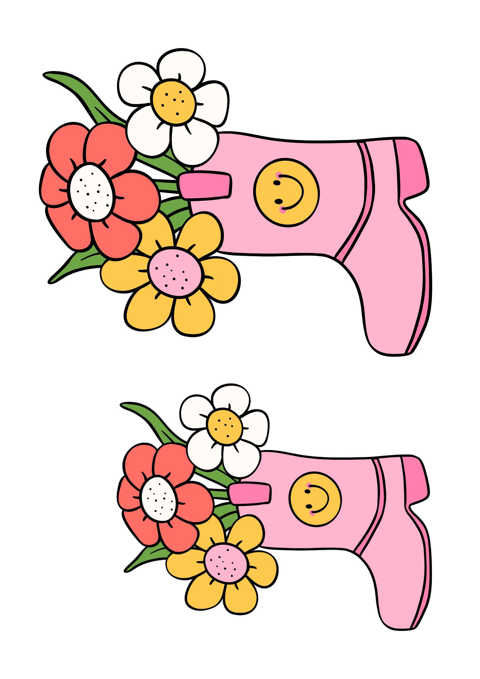 Printable A4-A5 Simple Cowgirl Boot Model, Punch Needle Template - Etsy