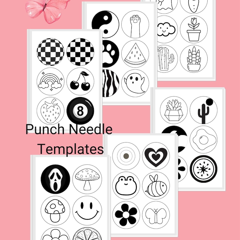 Printable Punch Art Patterns - Etsy