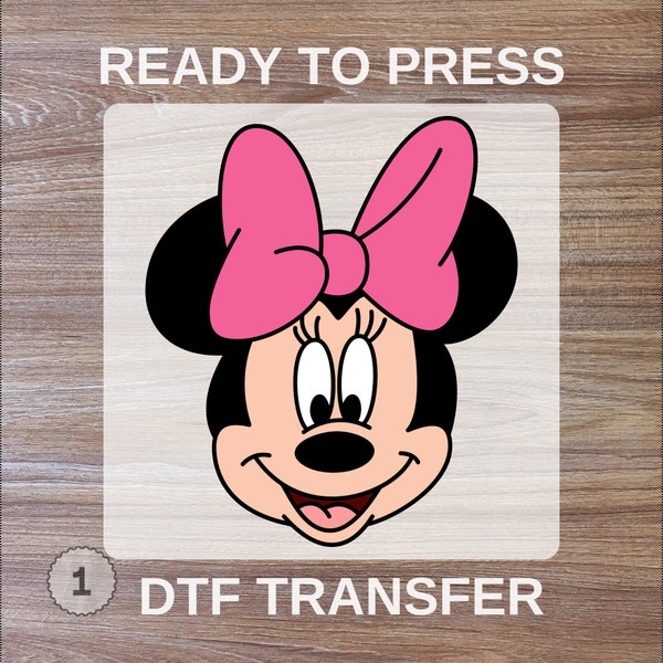 Dtf Transfer of Minnie Mouse - Etsy