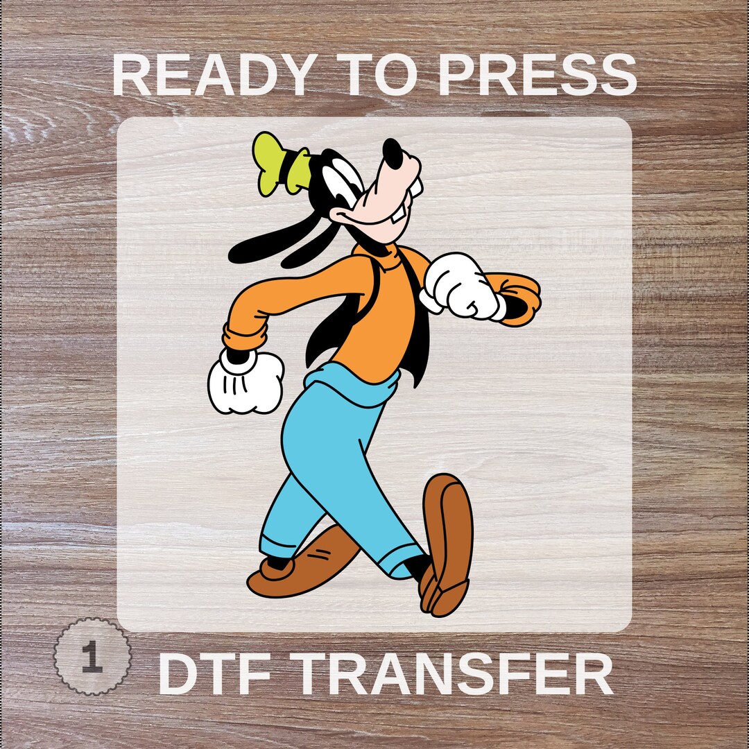 Disney Mickey and Goofy Ready to Press, Goofy DTF Transfer, Disney ...