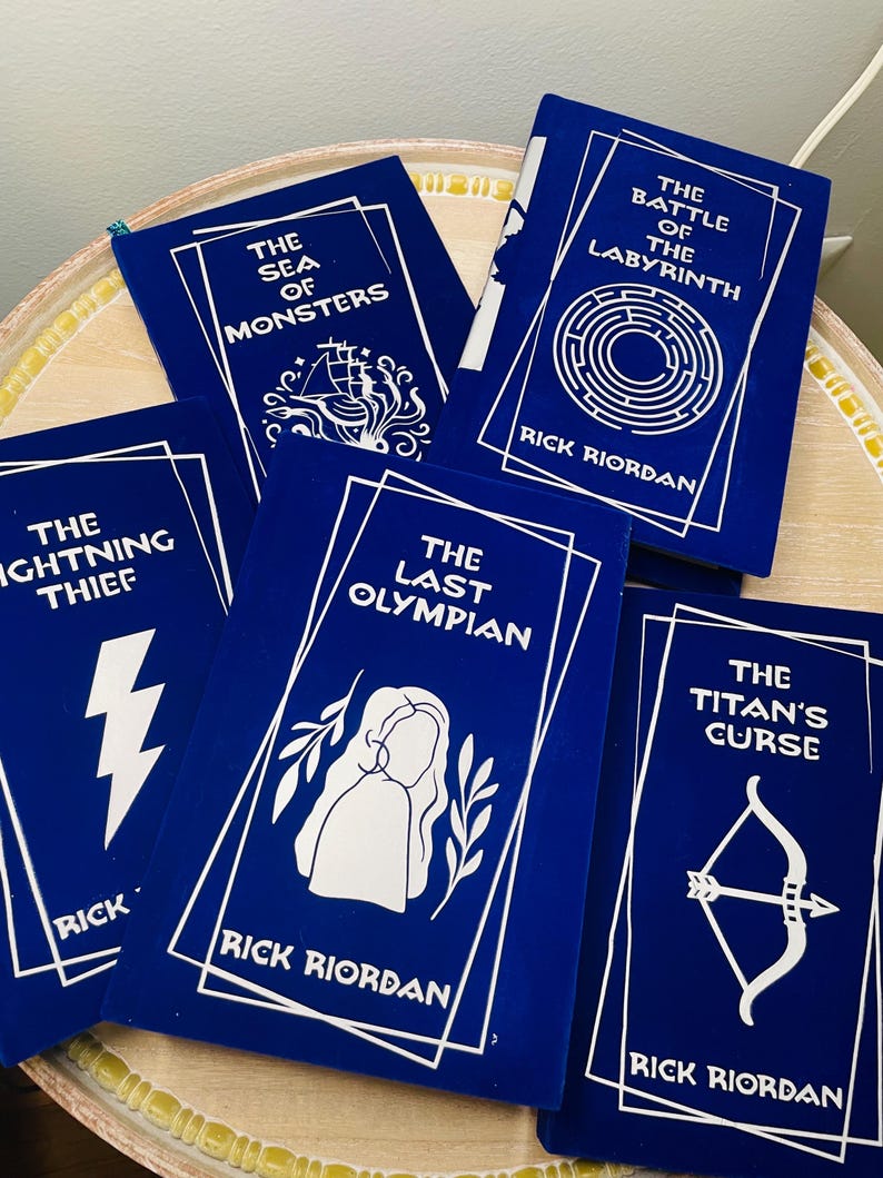 Percy Jackson and the Olympians Book Rebind Set Books 1-5 - Etsy