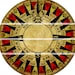 Mariner's Rose Compass Color Digital Collage Sheet 2.25in 57mm - Etsy
