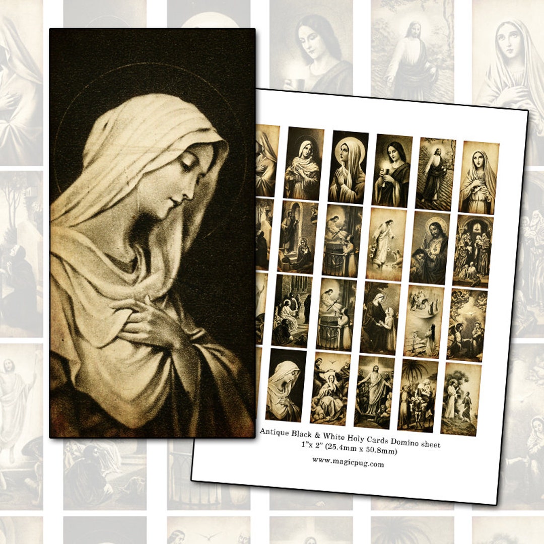 Old Holy Cards for Shrines and Nichos and Catholic Art Gift for ...