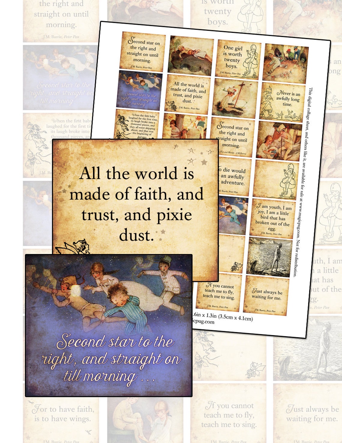 Instant Digital Download Printable Peter Pan Quotes for - Etsy