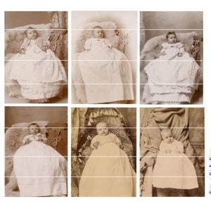 Antique Victorian Babies No. 1 Digital Download Digital Collage Sheet ...