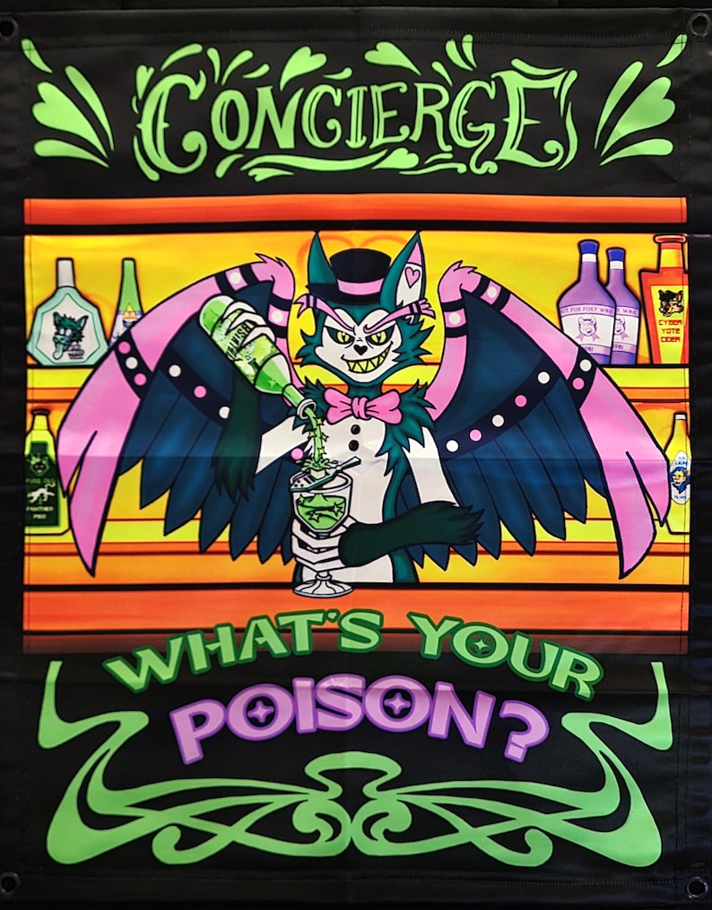 Husk From Hazbin Hotel Satin Blacklight Poster / Tapestry - Etsy